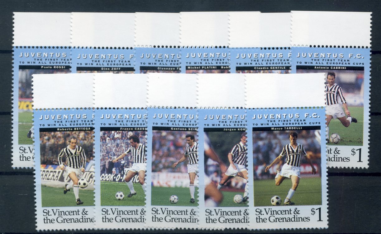 856968) San Vincenzo n. 2699-2709 **, Calcio, Juventus Torino