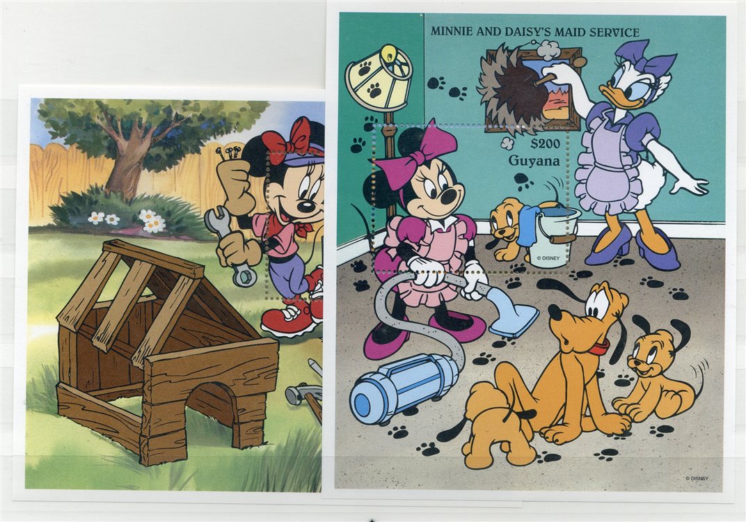 467289) Guyana Blocks 455+456, Walt Disney, Arbeitswelt, Topolino